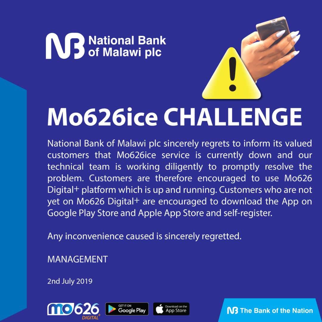 NBM ANNOUNCES Mo626 APP - Malawi's Largest Online Directory & National ...