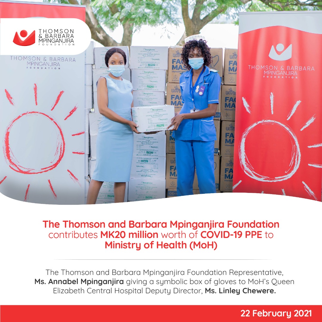 MPINGANJIRA FOUNDATION DONATES K20m IN HOSPITALS - Malawi's Largest ...