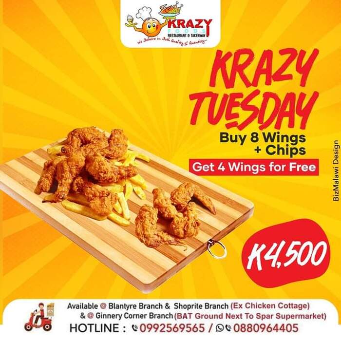 Krazy Foods - Malawi's Largest Online Directory & National Search Engine