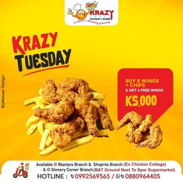 Krazy Foods - Malawi's Largest Online Directory & National Search Engine